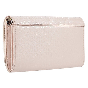 GUESS Ariella Wallet On a String Crossbody Blush One Size