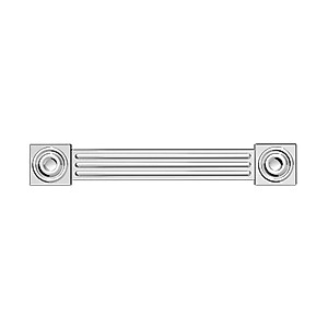 Richelieu Hardware BP8822128CHBRZ Verona Collection 5 1/16-inch (128 mm) Center-to-Center Grooved Champagne Bronze Transitional Rectangular Cabinet and Drawer Pull Handle for Kitchen, Bathroom, and Furniture