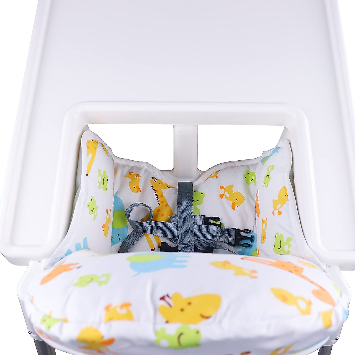 twoworld High Chair Cushion for IKEA Antilop Highchair, Baby High Chair Seat Cover Liner Mat Pad Cushion for IKEA Antilop High Chair (Animal Pattern)