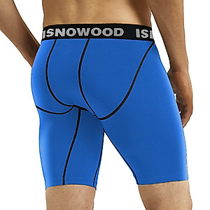 isnowood Compression Shorts for Men Spandex Running Workout Athletic Underwear