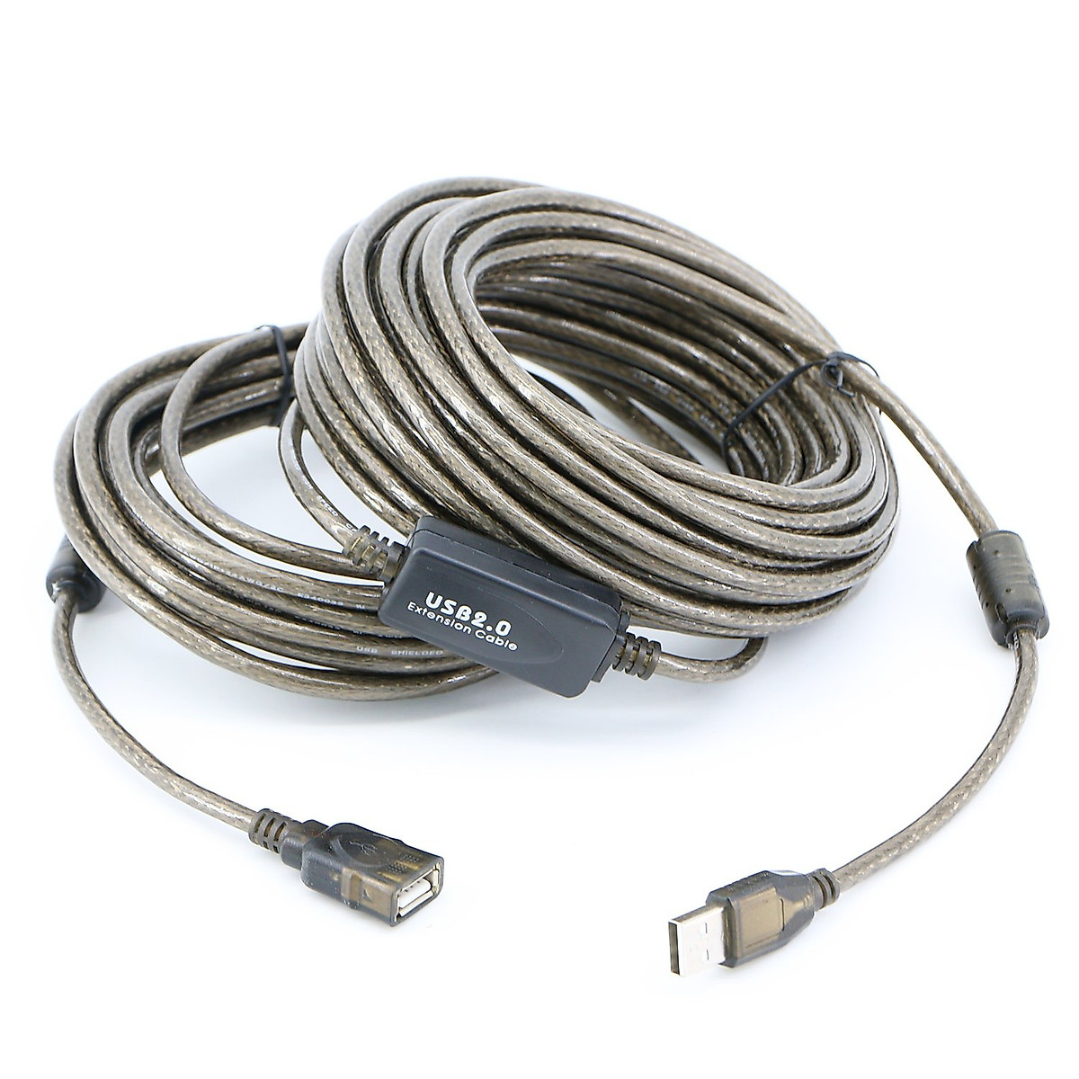 PASOW USB 2.0 A Male to A Female Extension Cable High Speed 480 Mbps (50 Feet(15m))