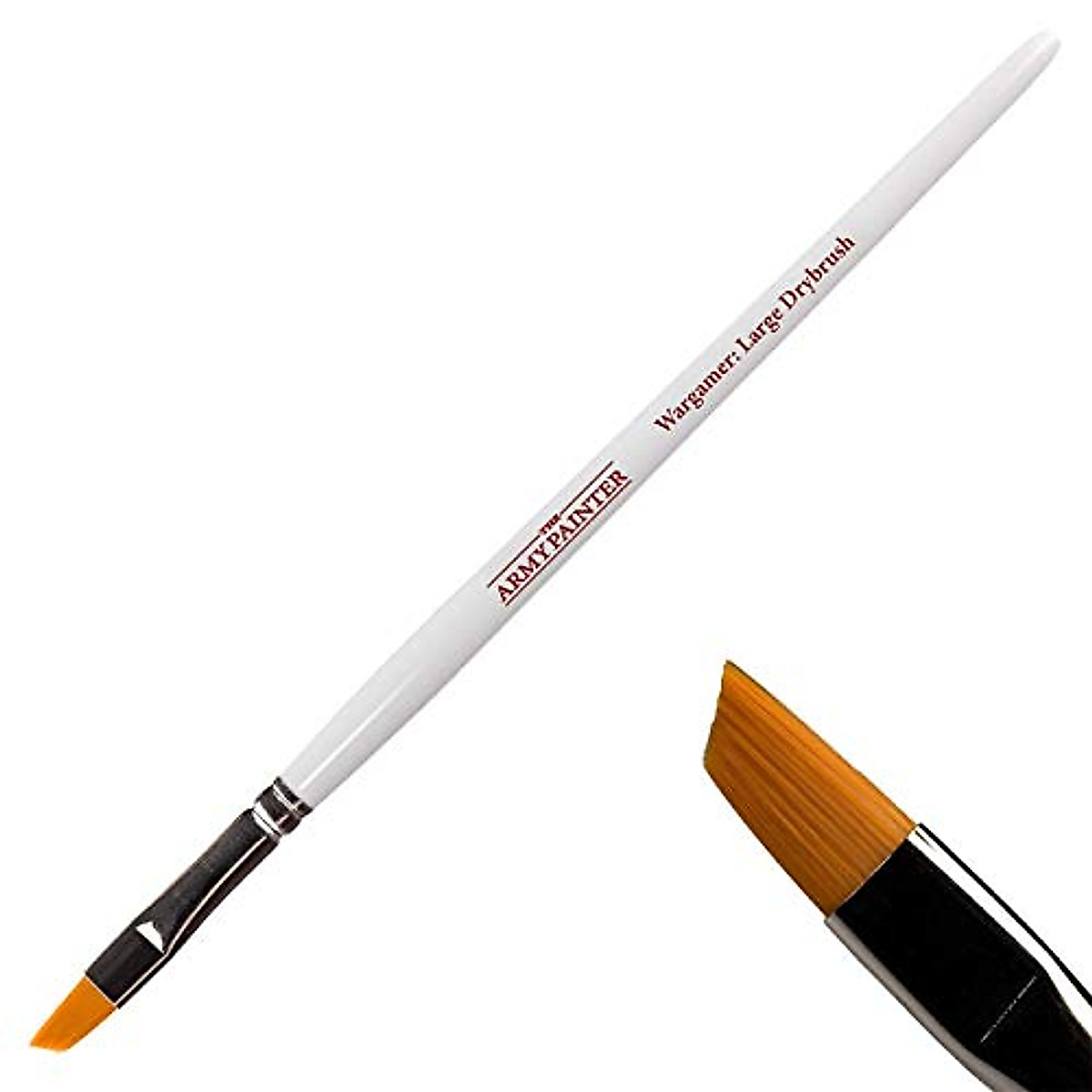 The Army Painter Wargamer: Large Drybrush - Hobby Miniature Model Paint Brush with Synthetic Toray Hair - Model Brushes & Miniature Paint Brushes for Miniature Painting The Army Painter Paint Set