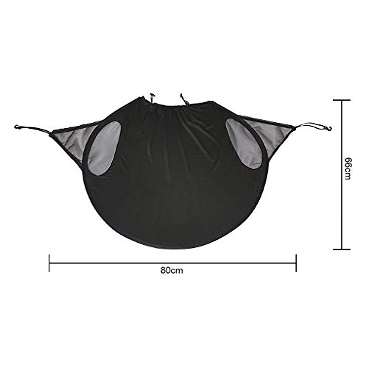 Baby Stroller Sun Shade Sun Protection Pram for Strollers Car Seats Pushchair Buggy Sunshade Parasol Sun Rain Canopy Cover Protection Stroller Accessories Awning Anti-UV Umbrella Sun Shade (Black)