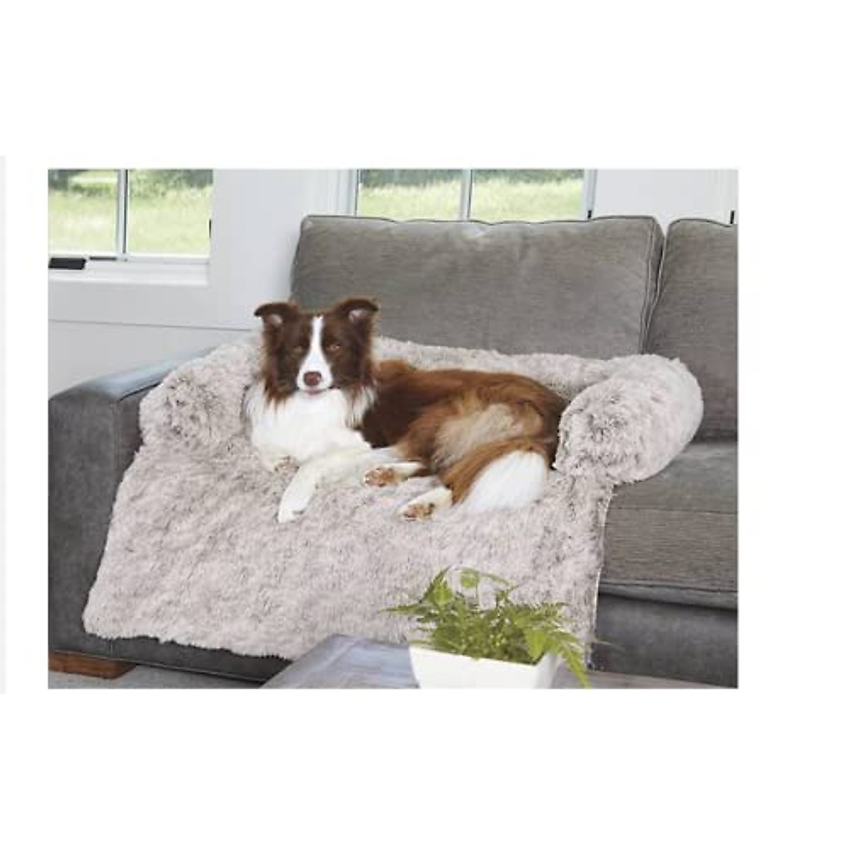 Luxury Couch Protector for Cats and Small Dogs, Faux Fur Sofa Protector for Pets, Car Dog Bed, Calming Cat Bed for Couch, Calming Small Dog Bed for Couch Couch, Protector for Small Dogs, (X-Small)