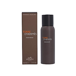 Terre D' Hermes By Hermes For Men. Deodorant Natural Spray 5.0 Oz / 150 Ml
