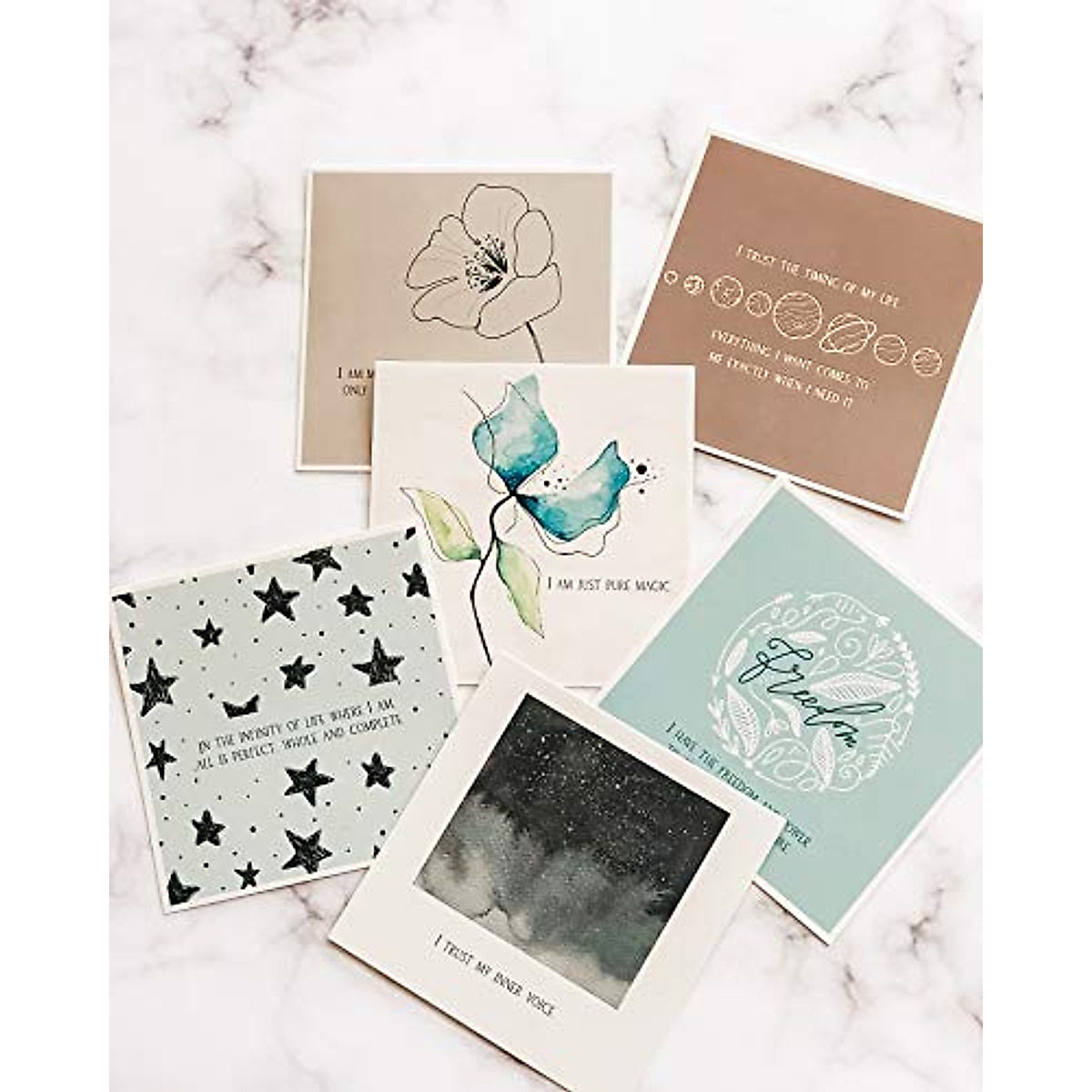 Affirmation Cards for Women - Meditation Cards and Daily Affirmations for Women I Motivational Cards, Inspirational Cards, Mindfulness Card Spiritual Gifts Box - 40 Cards with Positive Affirmations