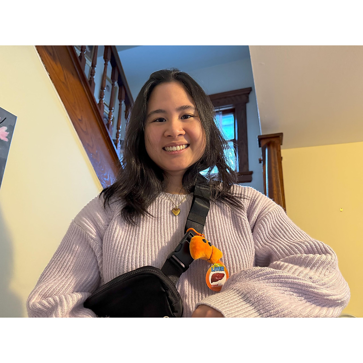 GIANTmicrobes Liver Plush Keychain – Anatomical Organ Toy, Get Well Gift for Post-Surgery or Illness, Unique Gift for Students, Educators, Doctors, Public Health Experts and Scientists