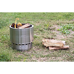 Rough Country Stainless Steel Smokeless Fire Pit w/Carry Bag - 117515