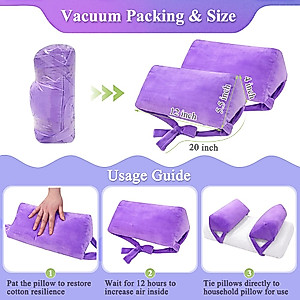 Anti Aging Pillow for Women Anti Wrinkle Face Beauty Pillow Head Stabilizer Back Sleep Training Face Up Head Positioning Wrinkle Prevention for Face Post Surgery Pillows Support for Sleeping Upright