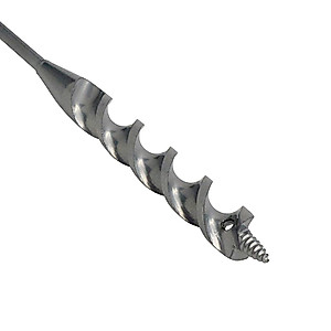 Klein Tools 53721 Flex Bit Kit with 9/16-Inch x 54-Inch Flex Bit Auger, Placement Tool and Wire Pulling Grip for Pulling Wire Behind Walls