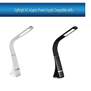 UpBright USB Charging Cable Charger Power Cord Compatible with Ottlite CS59089-SHPR CS59G59-SHPR Recharge LED Desk Portable ClearSun Travel-Friendly Task 3 Brightness Lamp 3.7V 2000mAh Li-ion Battery