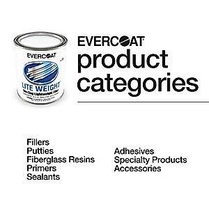 Evercoat Lite Weight Body Filler - Clog-Free Body Filler for Aluminum, Fiberglass & More - 128 Fl Oz
