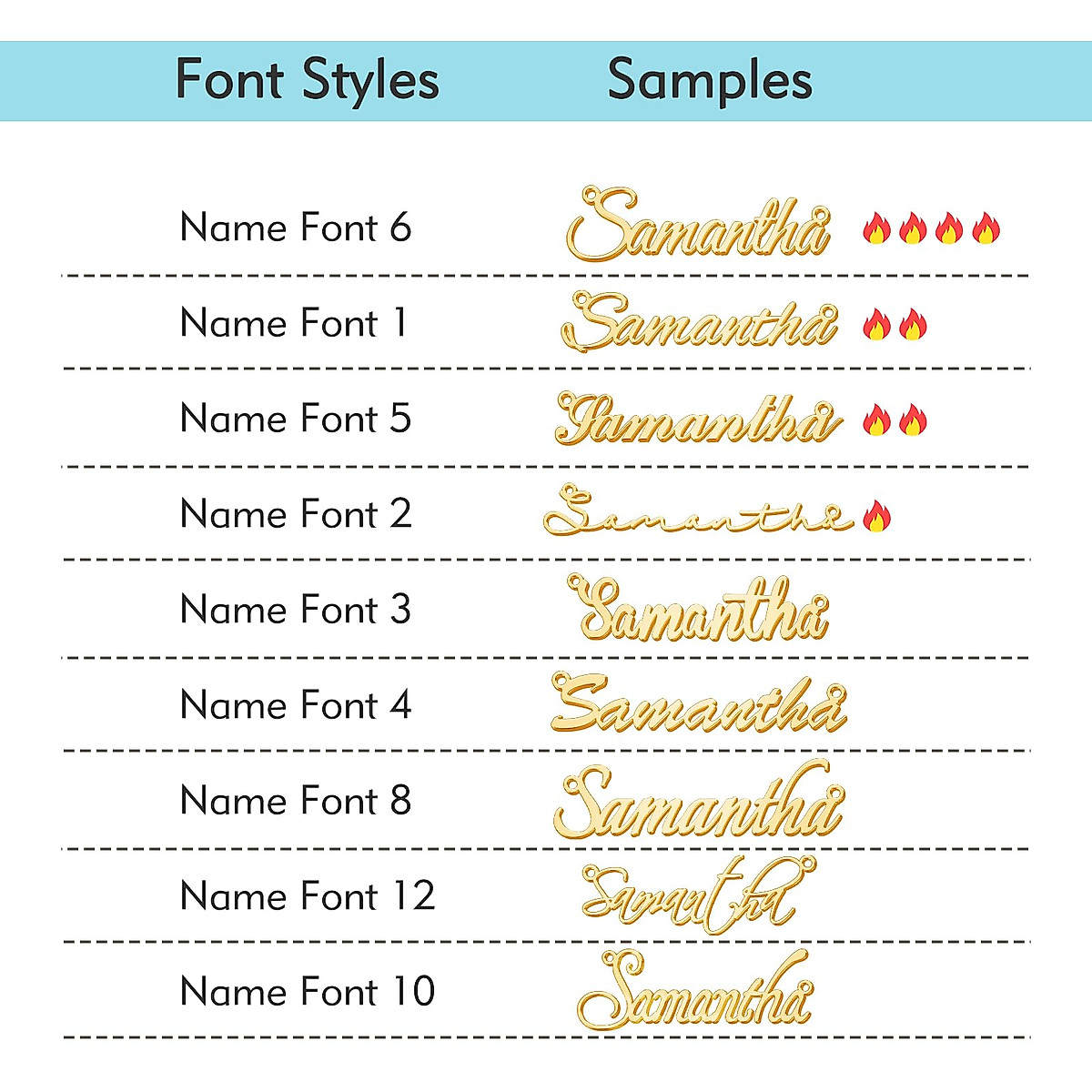 TinyName Custom Name Necklace Personalized 18K Gold Plated Nameplate Customized Jewelry Gift for Women