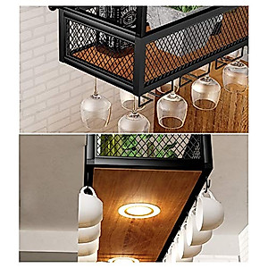 Stylish Simplicity Down Wine Rack Simple Style Home Goblet Multi-Function Living Room Display Glass Storage Wine Rack - Restaurant Kitchen Bar Floating (Black 120 * 30Cm), PIBM, White, 150 * 30cm/59