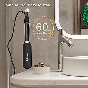 MICSTA Wide Flat Iron Hair Straightener, 1.75 inch Straightening Irons for Thick Hair, Flat Iron Curling Iron in One, Curler Straightener Iron Combo for Long Hair, 3D Floating Plate & Adjustable Temp