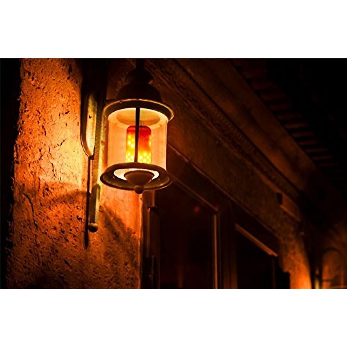 MINTSSOUL LED Flame Effect Fire E26 Light Bulbs,Creative with Flickering Emulation Lamps,Simulated Nature Fire in Antique Lantern Atmosphere for Holiday Hotel/Bars/Home Decoration Restaurants