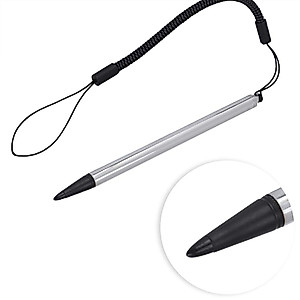 Resistive Pen, High Sensitivity Precision, Universal Pen for, Touch Painting Pen with Spring Rope(Silver)