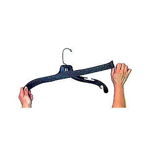 Only Hangers Foam Hanger Covers - Charcoal Grey Color - Sold in Packs of 100 Covers