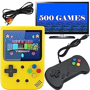 Fadist Handheld Game Console, Portable Retro Game Console, Built in 500 Classic Games,IdeIdeal Gift for Kids, Friend