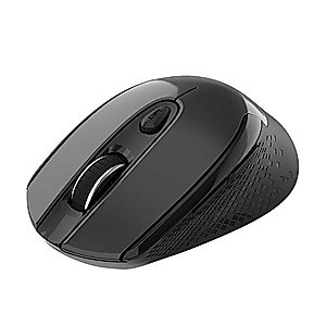 cimetech Wireless Mouse, 2.4G Computer Ergonomic Optical Mouse, 6 Buttons, Silent Mouse with USB Receiver and 3 Adjustable DPI Computer Mouse for Laptop, Desktop, Mac, PC - Black