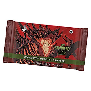 Magic: The Gathering The Brothers’ War Retro-Frame Commander Deck - Urza's Iron Alliance (White-Blue-Black) + Collector Booster Sample Pack