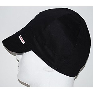 Comeaux Caps Reversible Welding Cap Solid Black 7 5/8 (3)