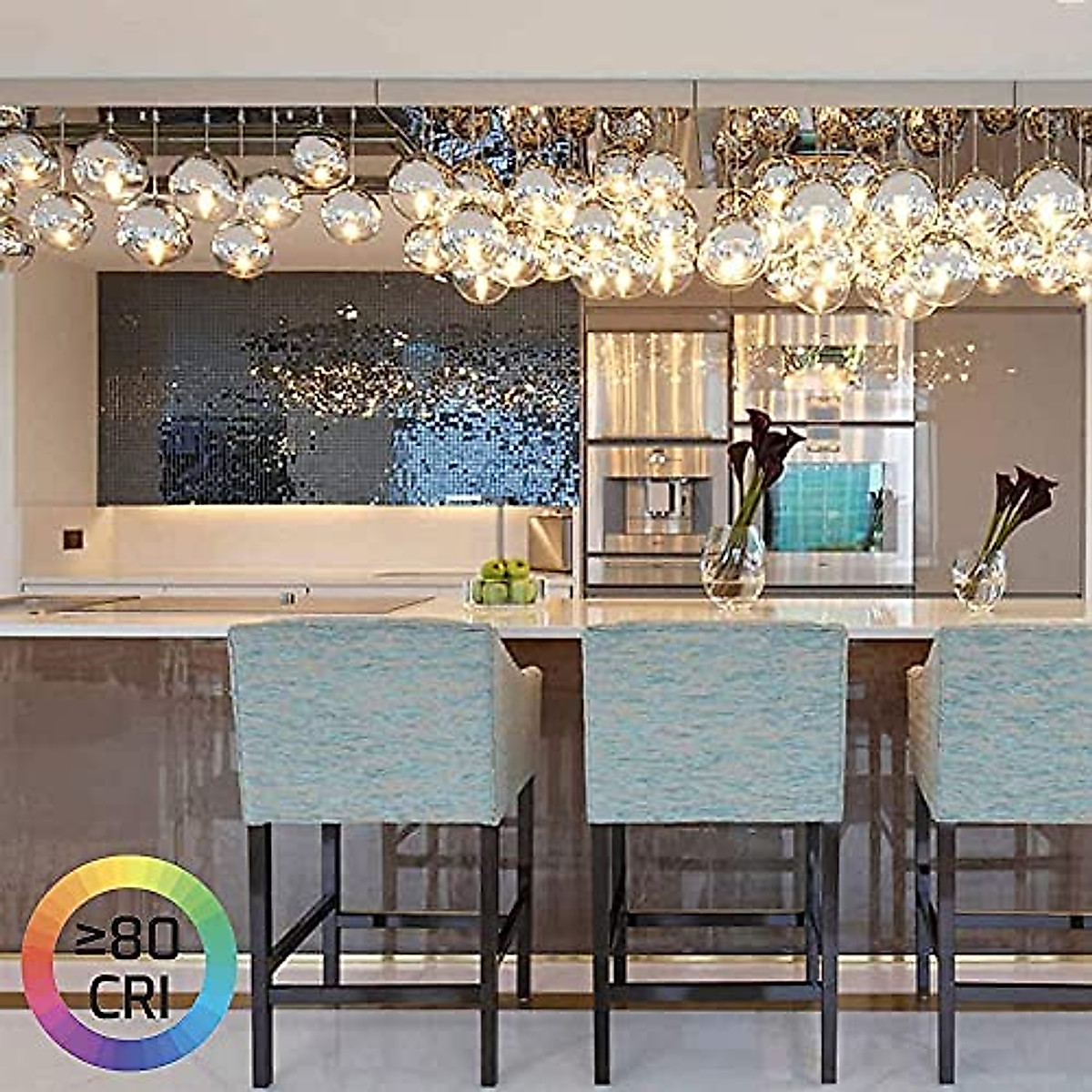 Makergroup 2.5W G9 LED Light Bulb, 20W 25W G9 Halogen Lamp Replacement Warm White 2700K 3000K Color for Chandelier Pendant Lights Wall Sconce Lights 120V Not Dimmable 6-Pack