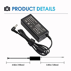 19V Charger for JBL Xtreme, Xtreme 2, Xtreme Portable, Extreme, Extreme 2, JBL Boombox 1 2 Wireless Bluetooth Boost TV Speaker Charger Power Cord