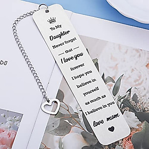 GGOJAGST Inspirational Gifts for Women Daughter Gift from Mom Bookmark