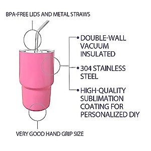 ZREGGUR Whiskey shot Glasses Set of 6 Stainless Steel with lid and straw,Double Walled Whiskey sublimation Blanks Tumbler,Unbreakable 3oz Fashioned Glass, Whiskey Gifts for Men or Whiskey Lover