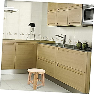 SEWOART 1pc Bathroom Stool Stools Creative Stool Bedside Stool Century Gardening Stool Foot Stepping Stool for Chair Mini Sitting Pedicure Low Potty Decorative Shoe Solid Wood