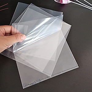 Paint Sprayer Bags 50 Pcs Disposable Clear Spray Gun Bags Sprayer Cup Canister Liners for HVLP Wagner Paint Sprayer Parts Accessories Compatible with Most Spray Guns (7.9 x 11.8 Inch)