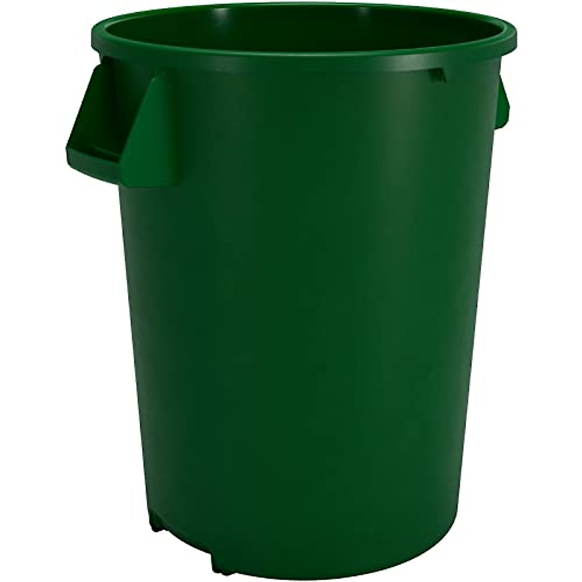 Carlisle FoodService Products Bronco Round Waste Bin Trash Container 32 Gallon - Green - Pack of 1