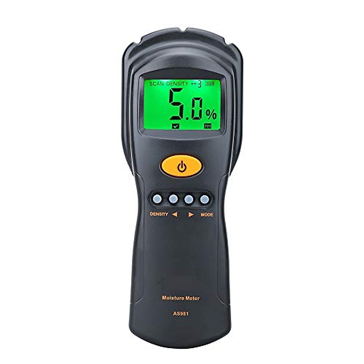 Wood Moisture Meter, Lumber Damp Detector, Moisture Content Tester with LCD Display, Range 2%～70%, Suitable for Measuring The Containing Water of Wood, Bamboo, Paper & Herbals