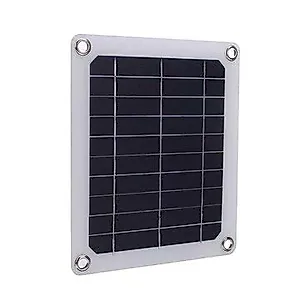 Arduino Compatible SCM & DIY Kits Smart Robot & Solar Panel - 5W 5V 220187mm Monocrystalline Silicon Semi-flexible Solar Panel with Mountaineering Buckle