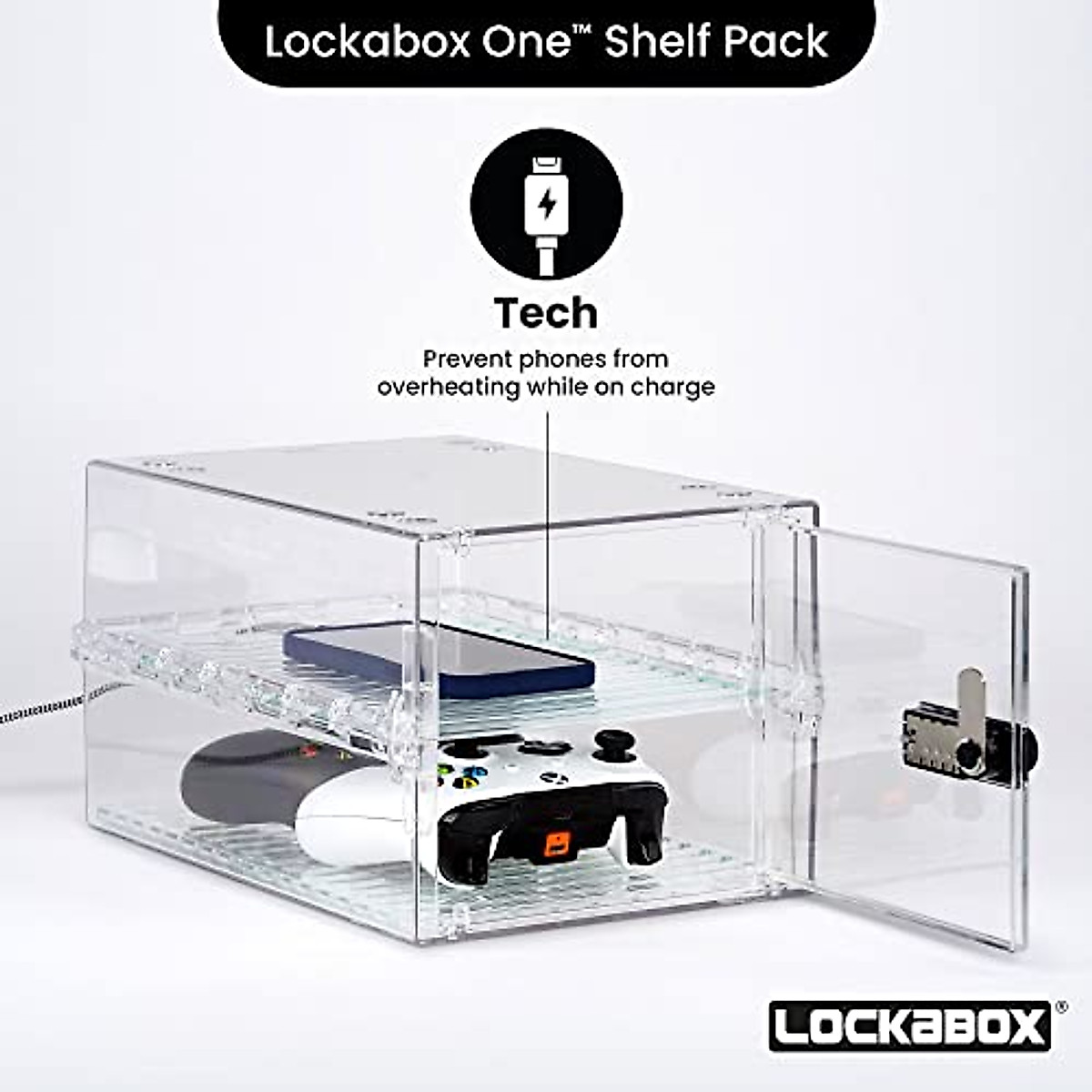 Lockabox One™ Shelf Pack 2.0 | New and Improved Design of Removable Shelves and Base Inserts One™ Products