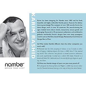 Nambe Morphik Handled Tray, 18-Inch by 10-Inch by 2-Inch