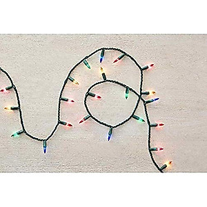 Home Accents Holiday 20 ft. 100-Lights String-to-String Incandescent Lights Mini Bulb Multi Color (4 Pack)