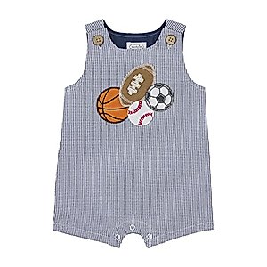 Mud Pie baby boys Jon, Blue, 12-18 Mud Pie Sport Jon Jon Blue 12 18 Months, Sport, 12-18M US