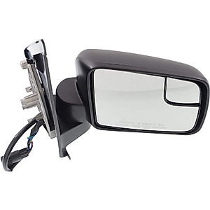 Kool Vue Passenger Side Power Mirror for Ford Transit Connect 2011-2013 With Spotter Glass Textured Built From October 4 2010