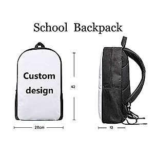 Beginterest Backpack Set Football Print School Book bag with Lunch Box Pencil Case for School Boys Girls