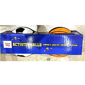 2 Pack Dog Balls Activity Balls Supports Outdoor Exercises