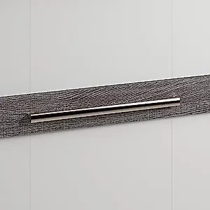 Bestar, Cielo Collection, Queen Murphy Bed with Built-in LED Lights (Bark Grey & White)