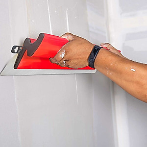 16 Inch Skimming Blade, Large Working Area Putty Knife, Work Fast for Wall Ceiling Sheetrock Drywall Gyprock Wall-Board Plasterboard, Stainless Steel Putty Scraper Knife (Knock-Down Knife)