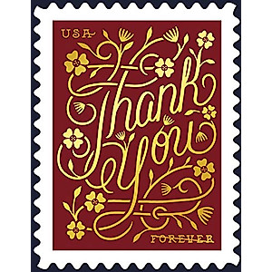 USPS Thank You (Sheet of 20) Postage Forever Stamps 2020 Scott #5519-5522