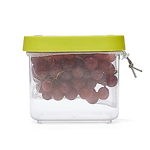 Chef'n Fresh fruit and veggie storage container with bag, size small, Avocado