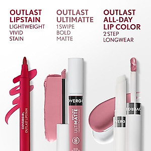 Covergirl Outlast All-Day Lip Color With Topcoat, Wine to Five, Pack of 1