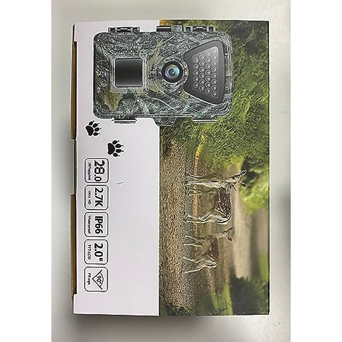 MAXDONE Trail Camera Hunting Camera Game - 1520P 28MP Trail Camera with Night Vision Motion Activated Waterproof IP66 Trail Cam 0.2s Trigger Time with 850nm Game Cameras and 2” LCD Wildlife Camera
