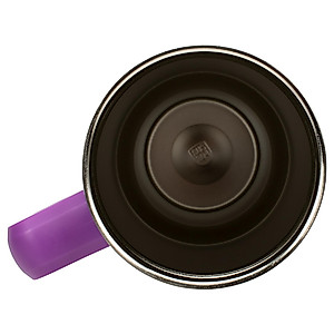 Elanze Designs You Got This! Motivation 40 oz. Stainless Steel, Large Water Bottle Coffee Mug, Spill &amp; Leak Resistant, Thermal Travel Tumbler with Handle, Lid &amp; Straw, Teal/Purple