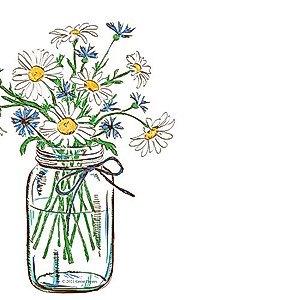 SamuelIStamper Great Papers! Mason Daisies Letterhead Stationery, 8.5" x 11", 80 count, Inkjet and Laser Printer Compatible (2020147)"